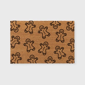 Gingerbread Doormat,gingerbread Man Doormat,gingerbread Decor ...