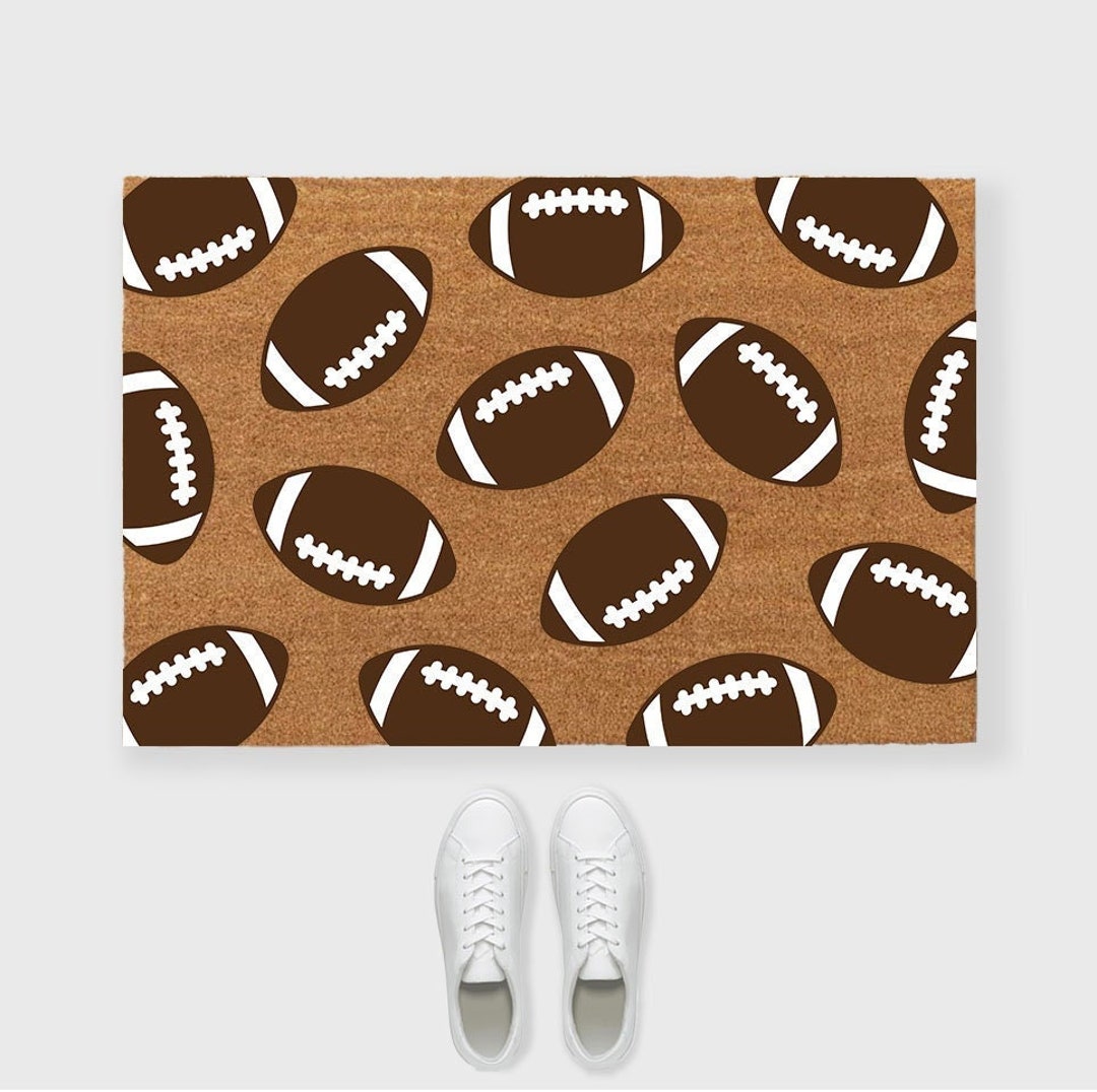 Football Doormat,football and Fall Doormat,footballs Doormat,football ...