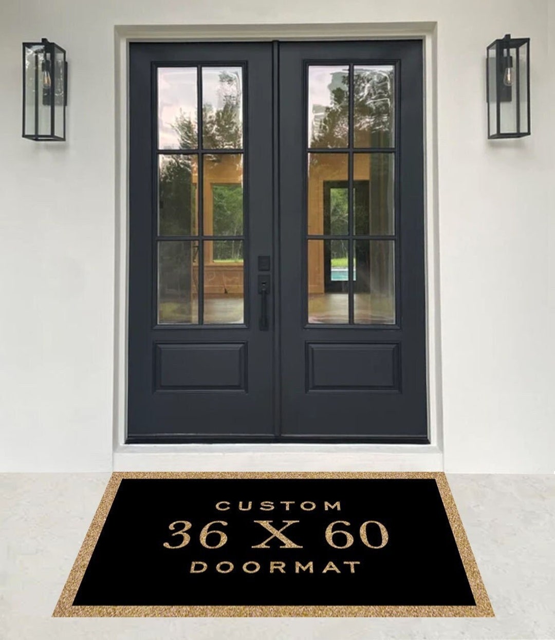 WATERPROOF Custom 36 X 60 Inch Doormat,large Doormat,extra Large ...