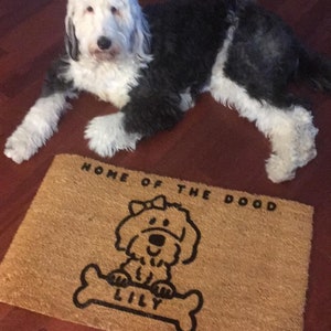 Custom Doodle Mat, Doodle Doormat, Goldendoodle Doormat, Labradoodle ...