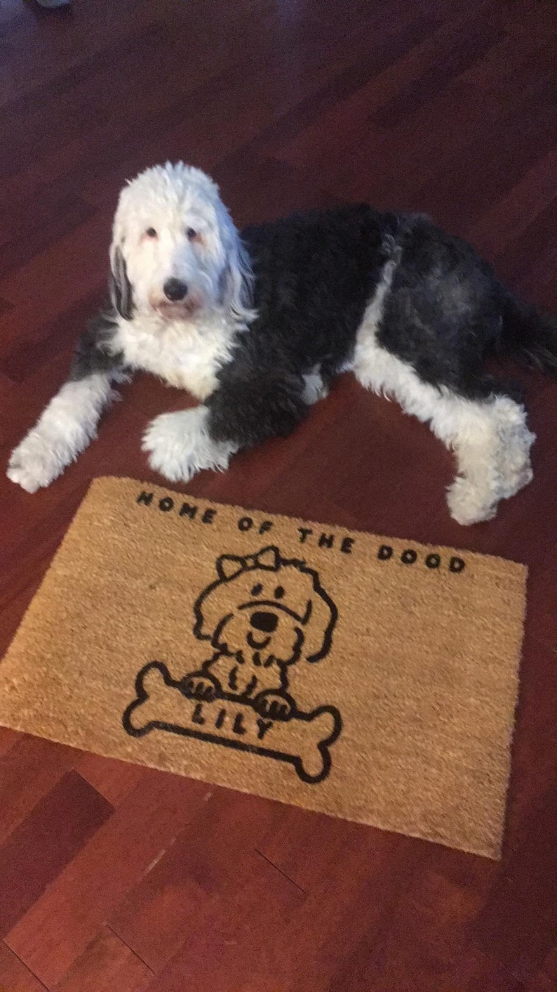 Custom Doodle Mat Doodle Doormat Goldendoodle Doormat - Etsy