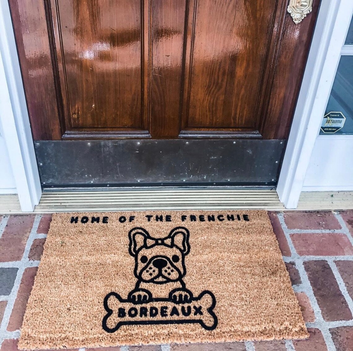 French Bulldog Doormat Frenchie Door Mat French Bulldog - Etsy