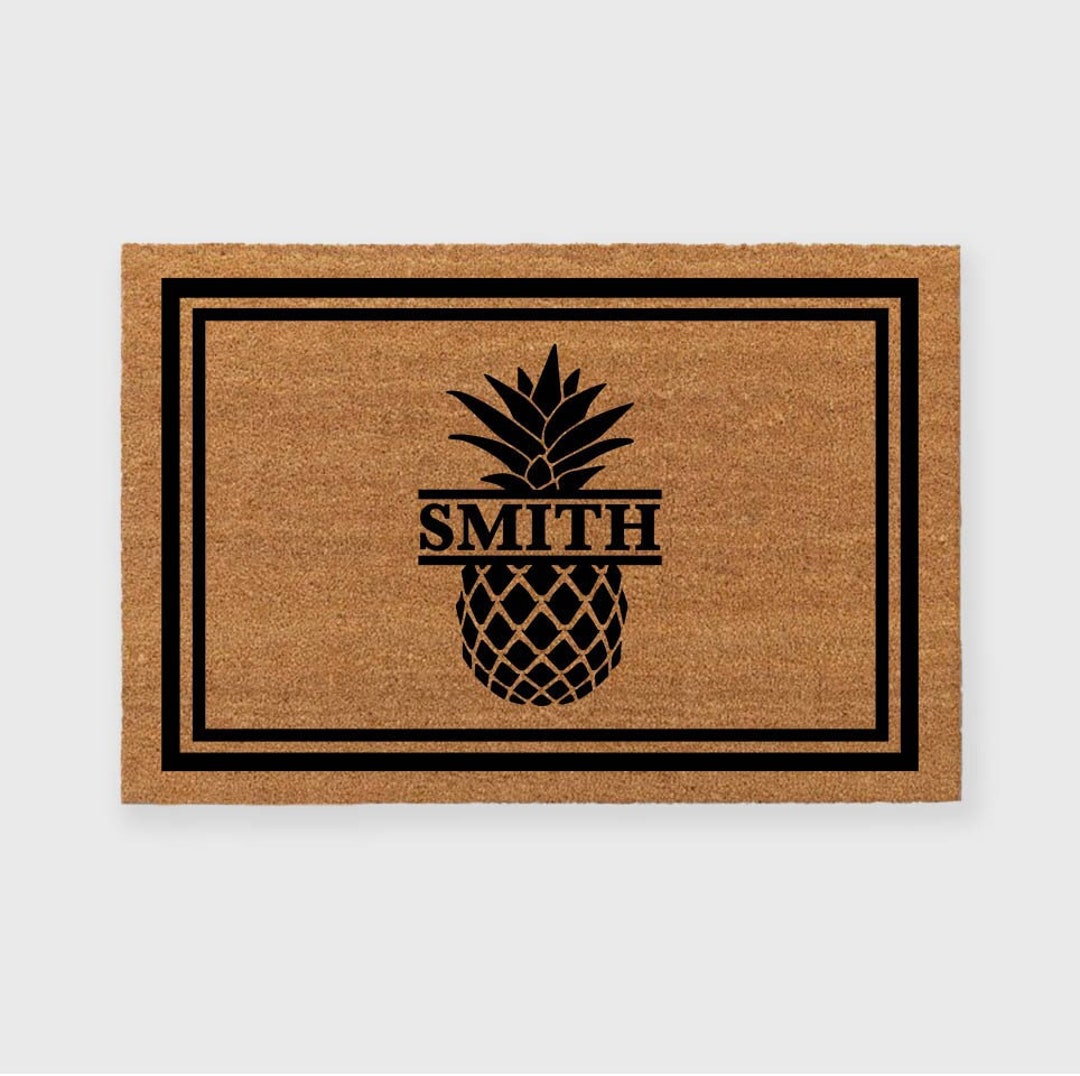 Custom Pineapple Doormat,pineapple Welcome Doormat,pineapple Coir ...