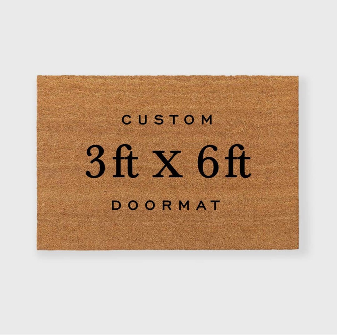 Custom 36 X 72 Inch Doormat,3ft by 6ft Doormat,3 X 6 Doormat,extra ...
