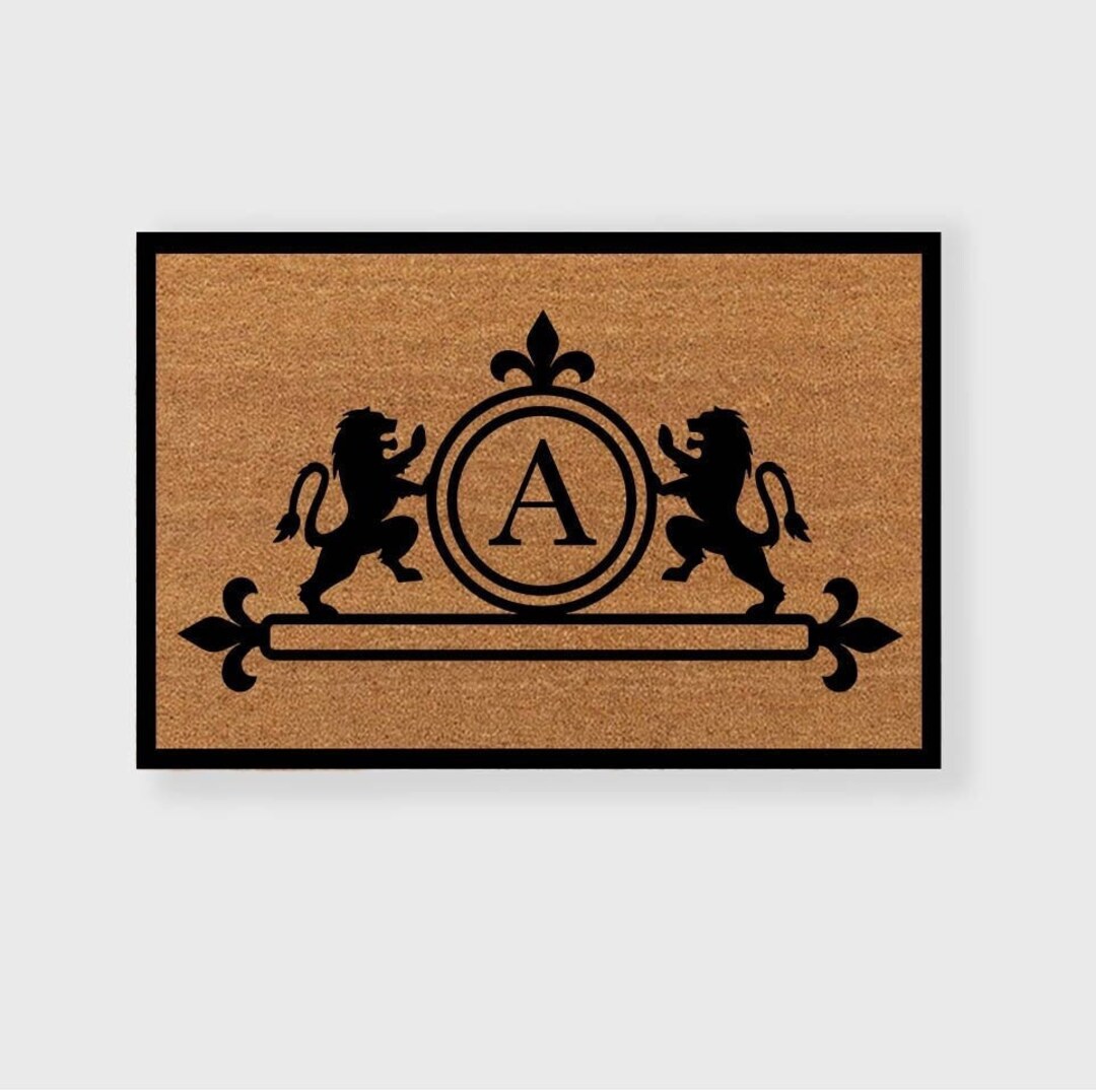 Lion Crest Doormat,luxury Doormat,regal Doormat,regal Crest Doormat ...
