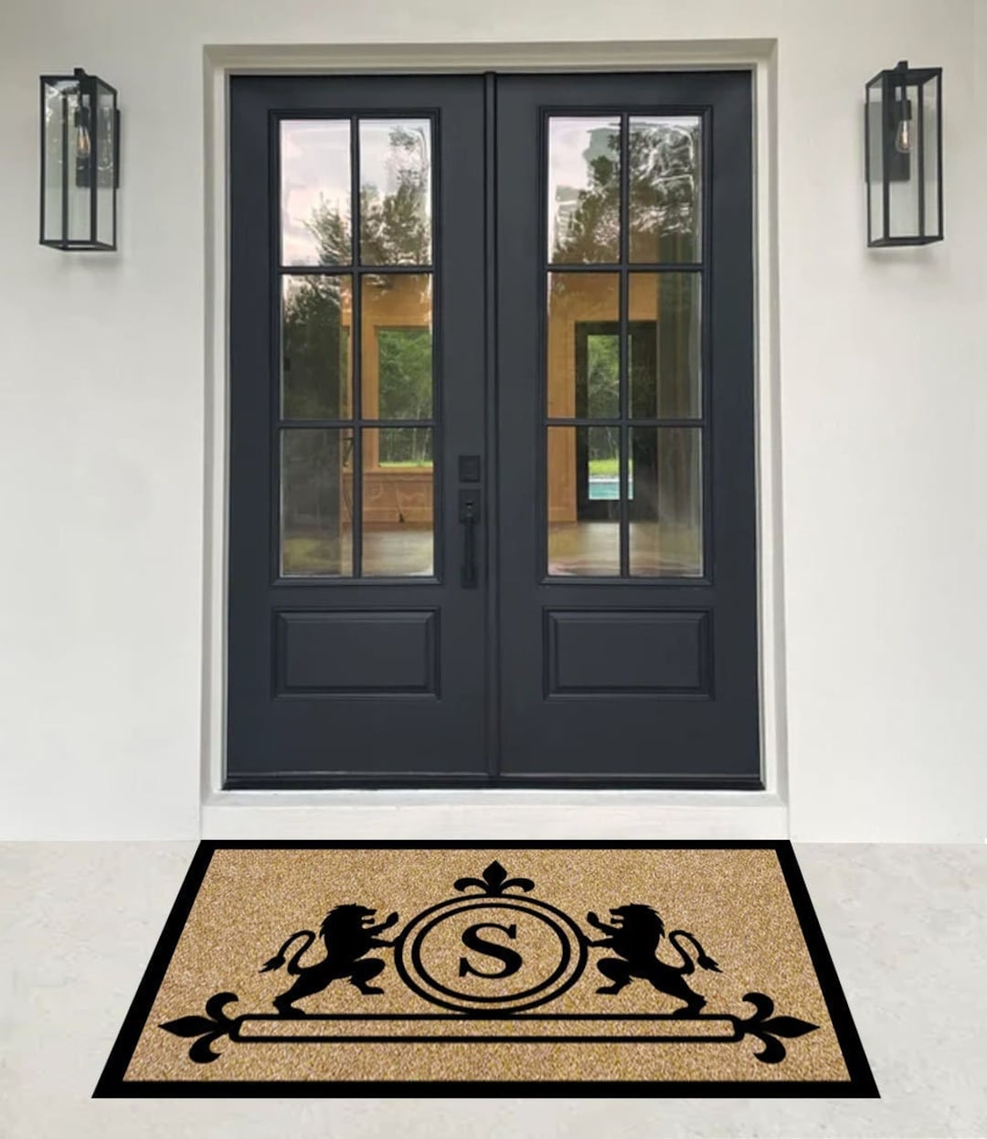 WATERPROOF Doormat,lion Crest Doormat,luxury All Weather Doormat,regal ...