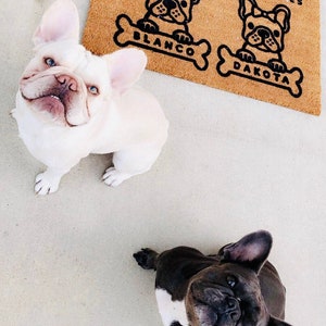 French Bulldog Doormat, Frenchie Door Mat, French Bulldog Gifts, French ...
