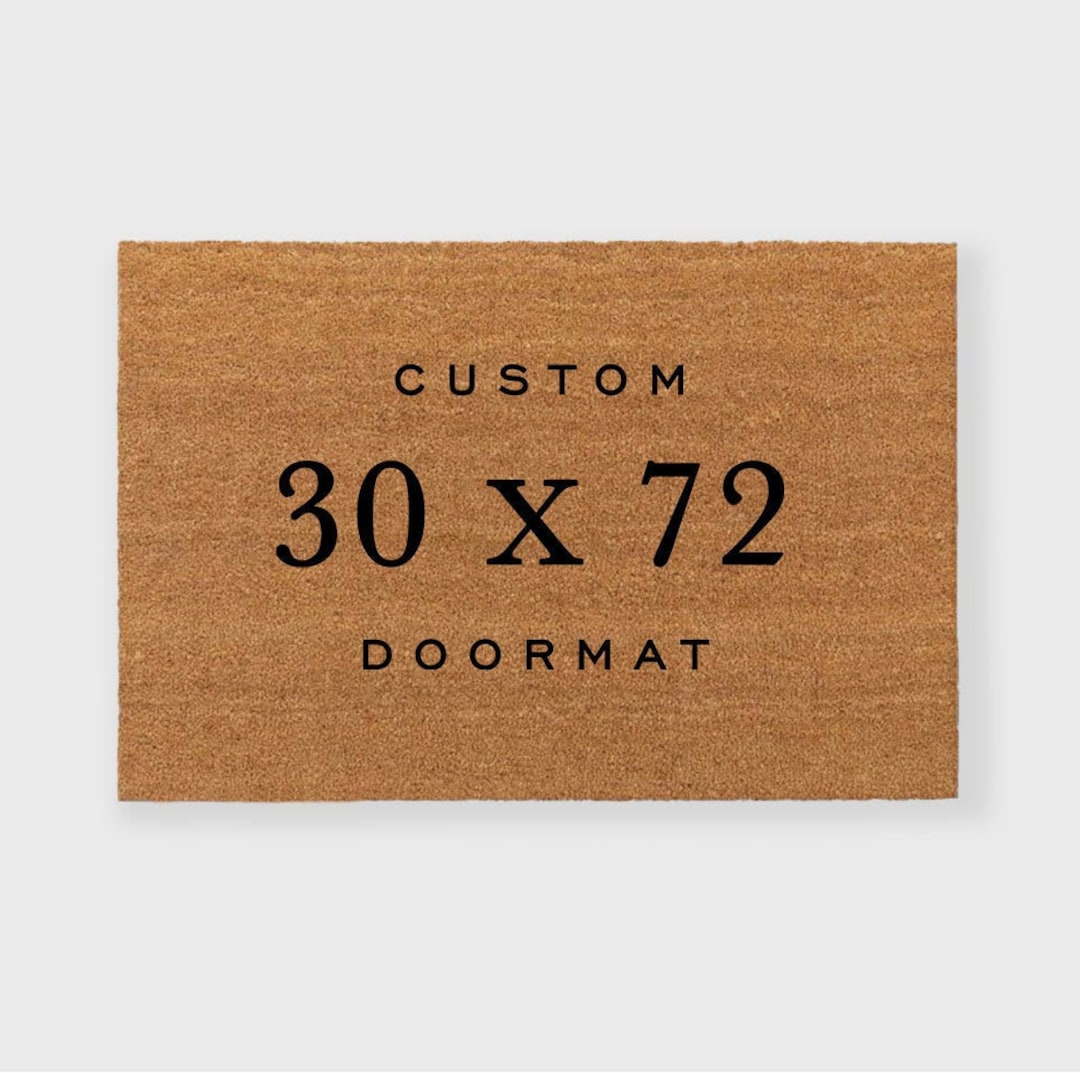 Custom 30 X 72 Inch Doormat,72 Inch Outdoor Mat,2.5x6 Feet Doormat ...
