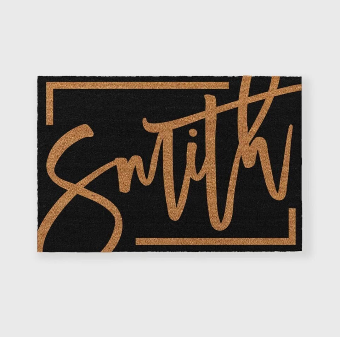 Extra Large Personalized Name Doormat,large Last Name Personalized ...