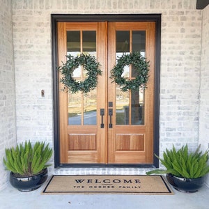 Welcome Doormat,custom Welcome Mat,welcome Personalized Name Doormat ...