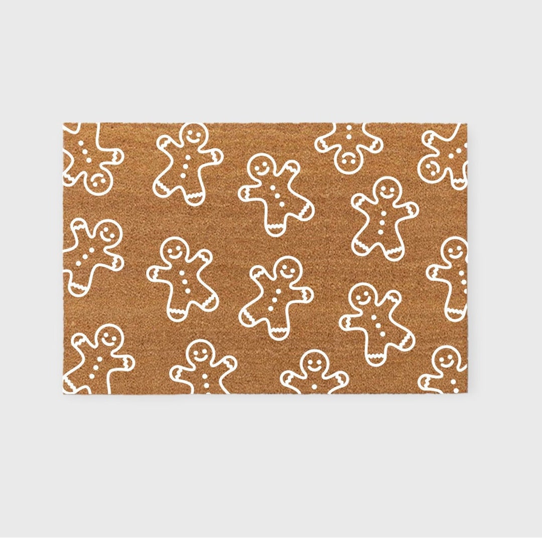 Gingerbread Doormat,gingerbread Man Doormat,gingerbread Decor ...