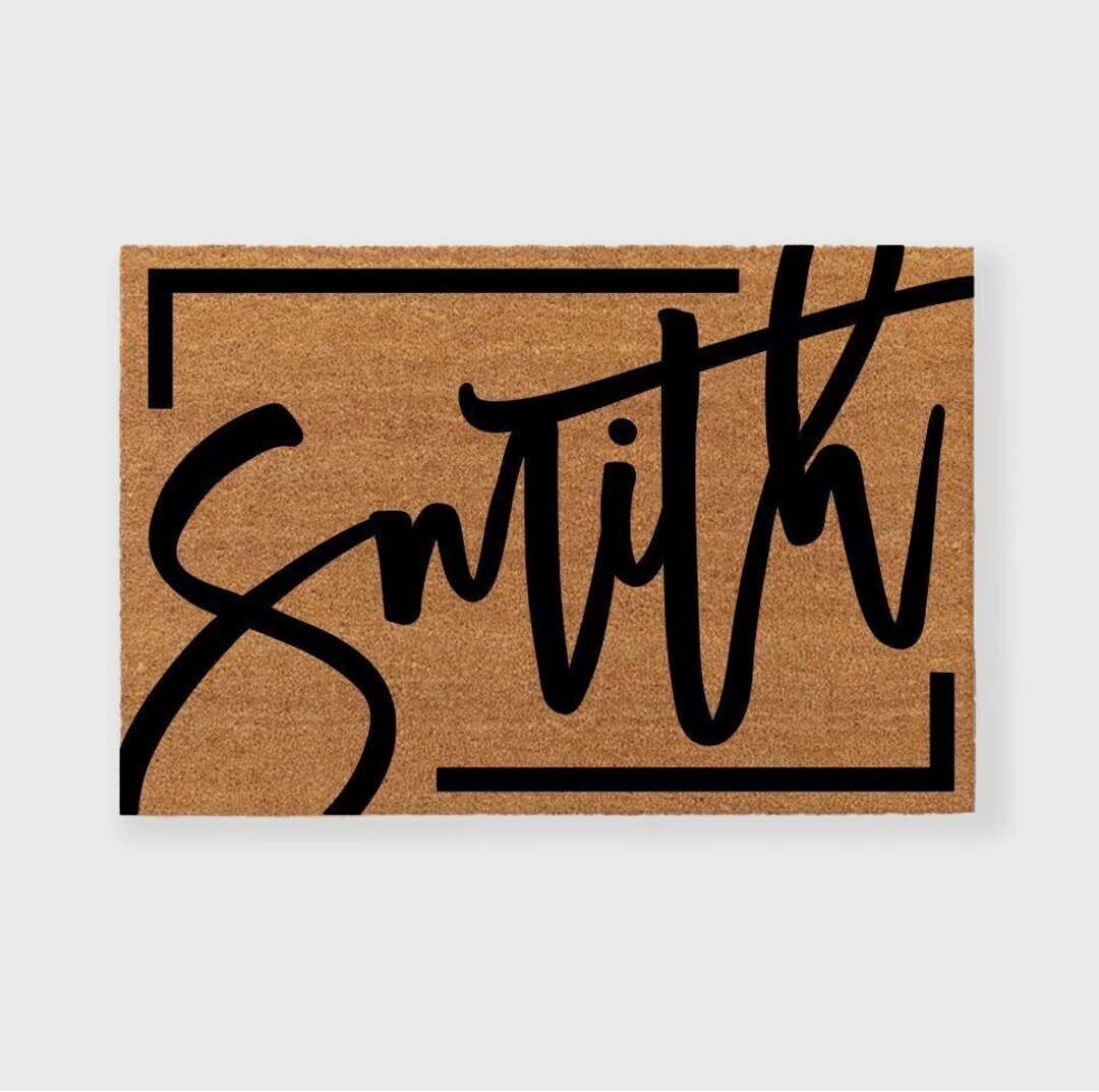 Extra Large Personalized Name Doormat,large Last Name Personalized ...