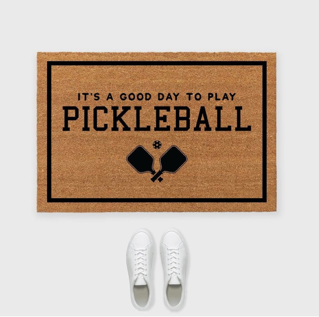 Pickleball Doormat,probably Playing Pickleball Doormat,pickleball Gifts ...