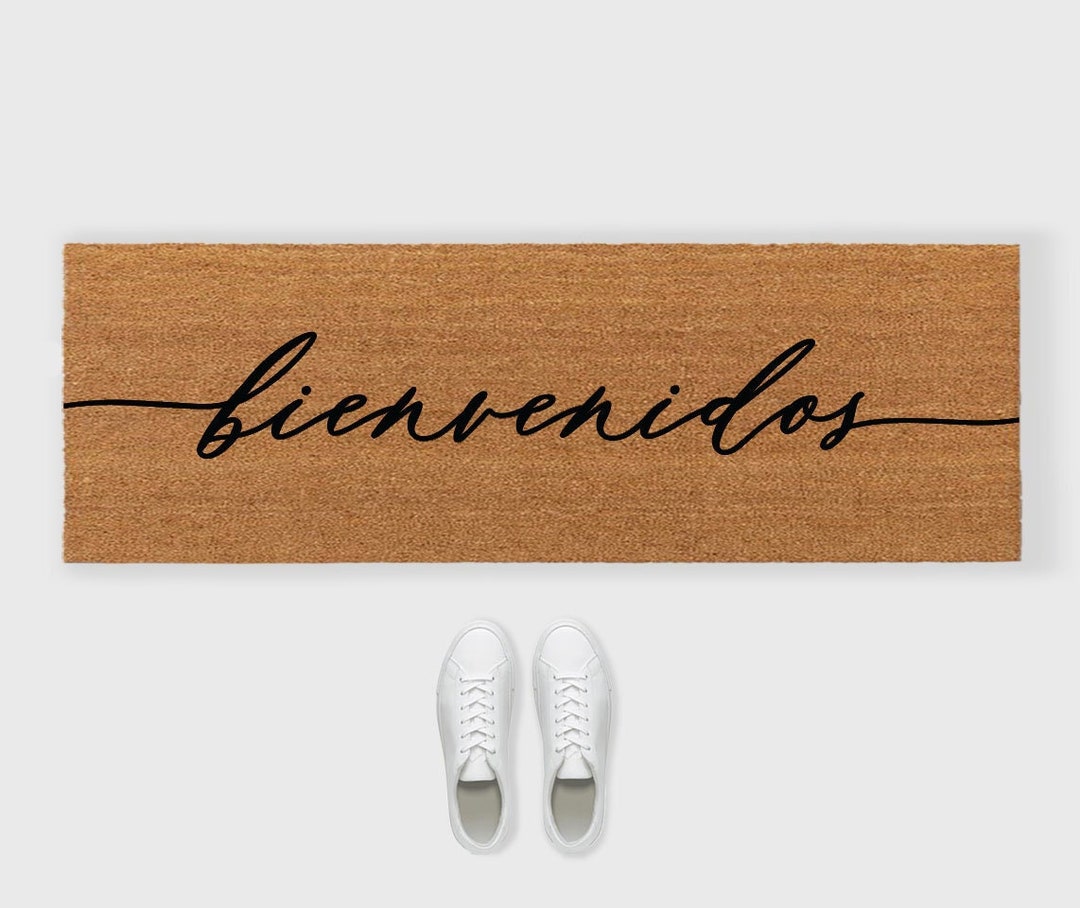 Bienvenidos Doormat,bienvenidos Door Mat,spanish Doormat, Hola Doormat ...