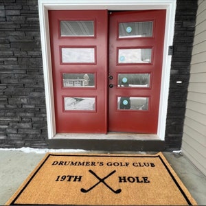 Golf Doormat,golf Club Doormat, Golf Door Mat, Golf Gifts for Men, Golf ...