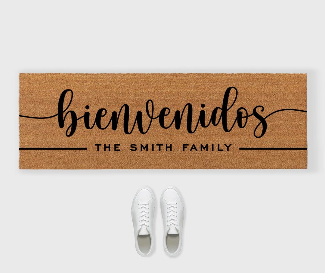 Bienvenidos Doormat,bienvenidos Door Mat,spanish Doormat, Hola Doormat ...