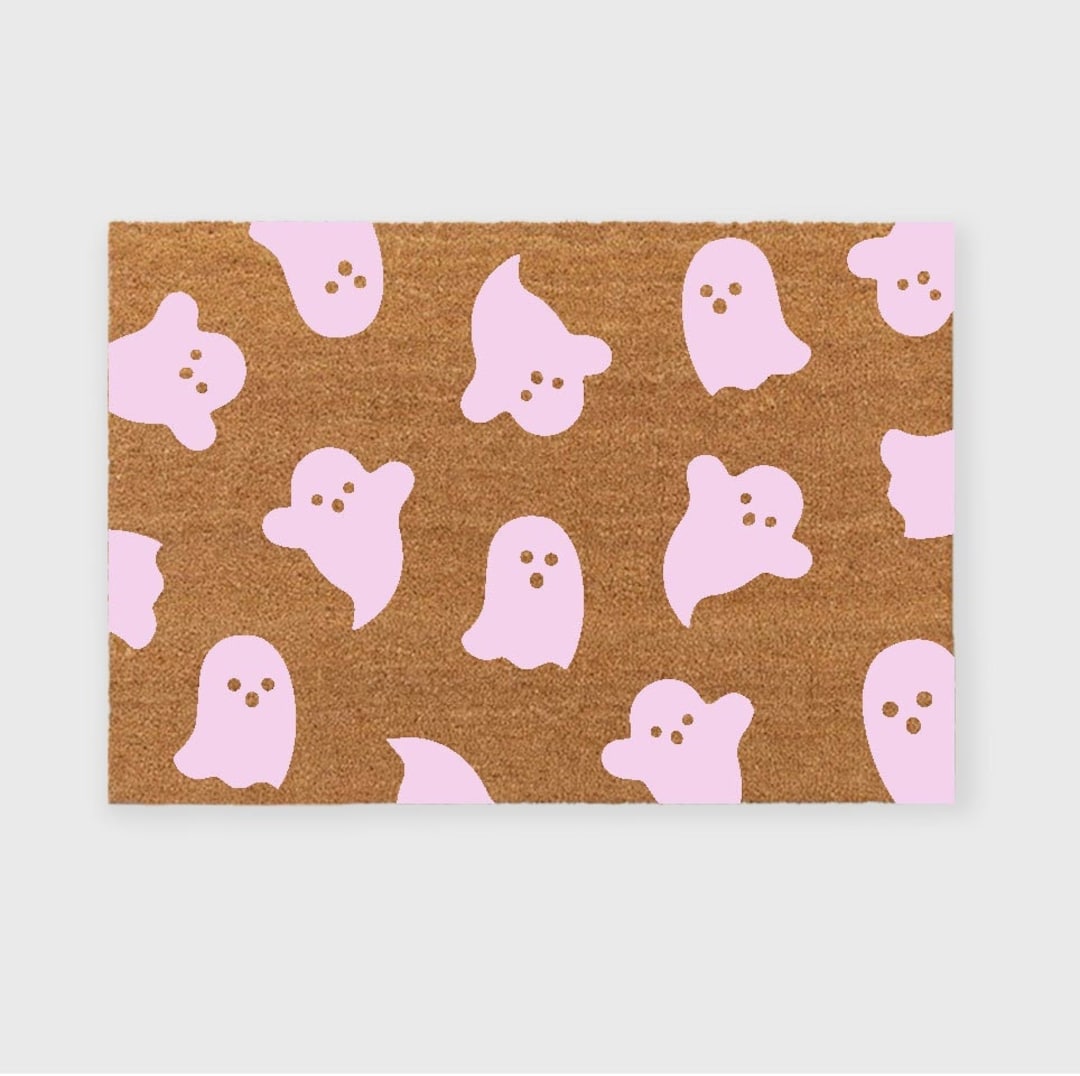 Ghosts Halloween Doormat,pastel Halloween Doormat,boo Ghost Doormat ...