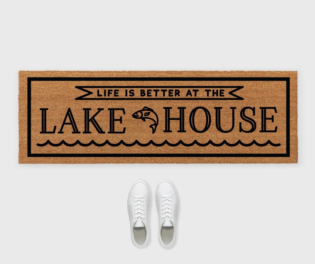 Lake House Doormat,life is Better at the Lake Doormat,lake House Door ...