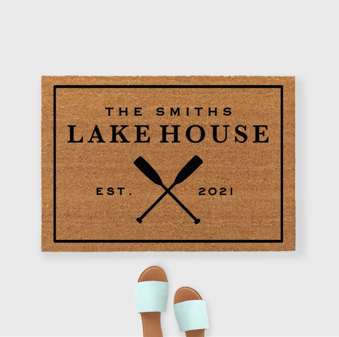 Lake House Doormat Lakehouse Doormat Lake Life Doormat - Etsy