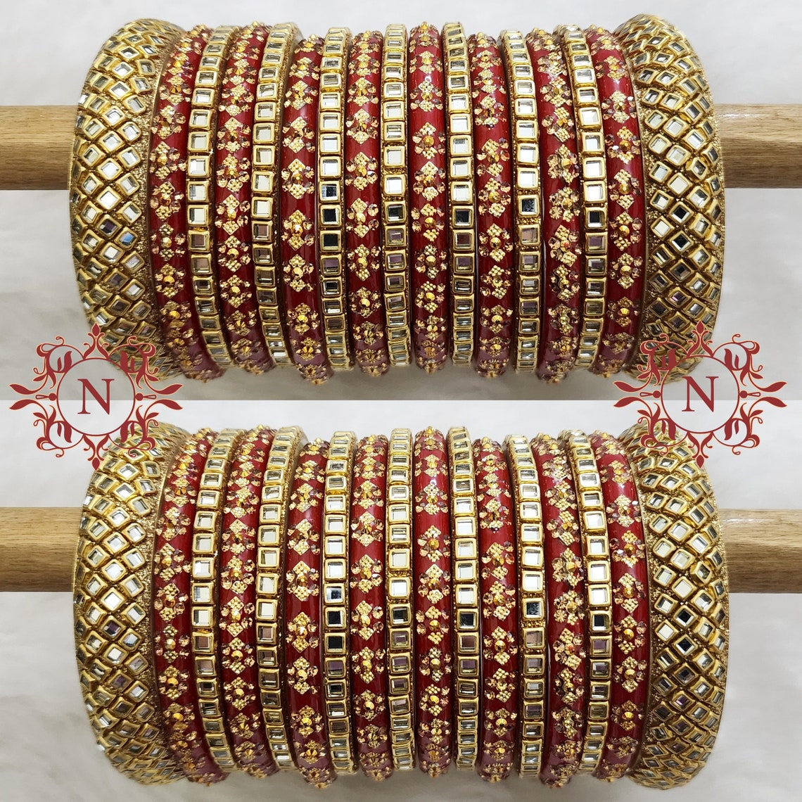 Heavy Marwari Rajputi Chura. Indian Wedding Bridal Chura in Red Colour ...
