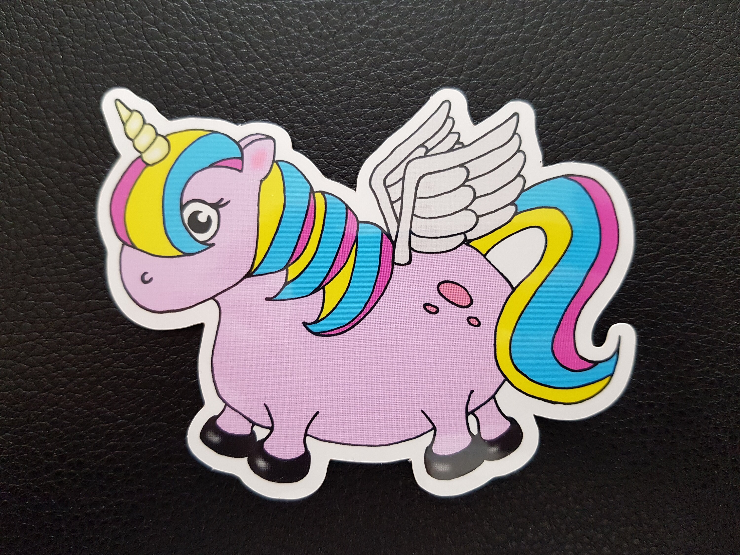Set Of 5 Unicorn Die Cut Vinyl Stickers / Kids Party bags | Etsy