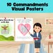 10 Commandments Activities and Worksheets, Printable Bible Lesson ...