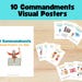10 Commandments Activities and Worksheets, Printable Bible Lesson ...