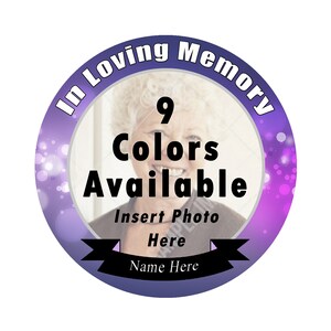 SET of 50 Buttons Custom Funeral Buttons, F180x Memorial Button, in ...