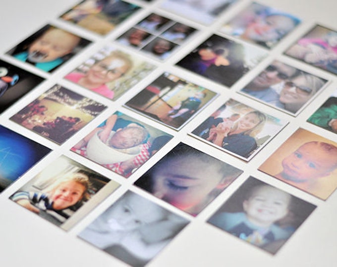 Square Photo Magnet Sets/ Custom Photo Magnets/ Personalized Magnet ...