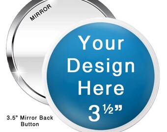 Button mirror | Etsy