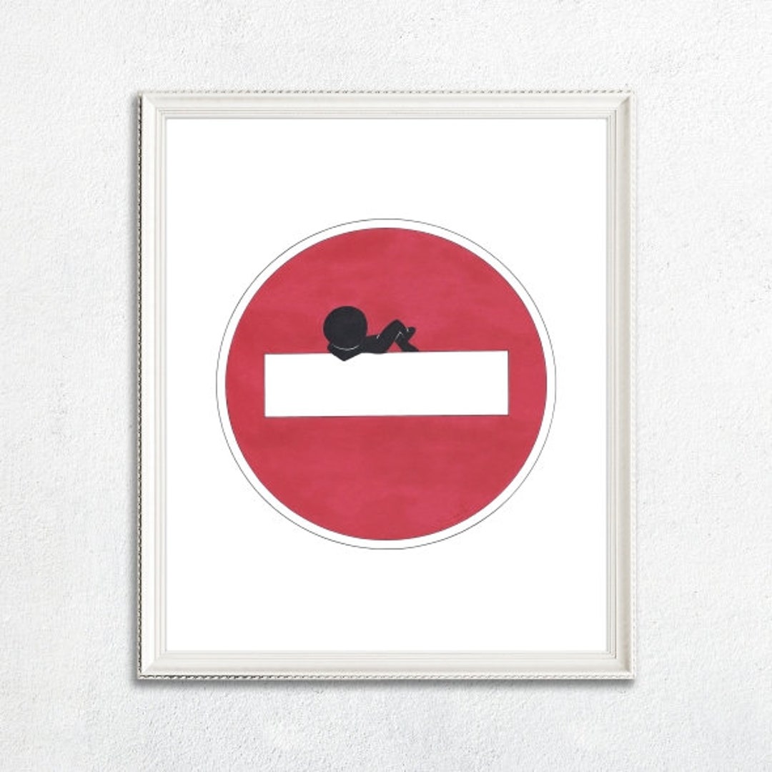 Digital File JPEG to Download Do-not-enter sign to Print - Etsy