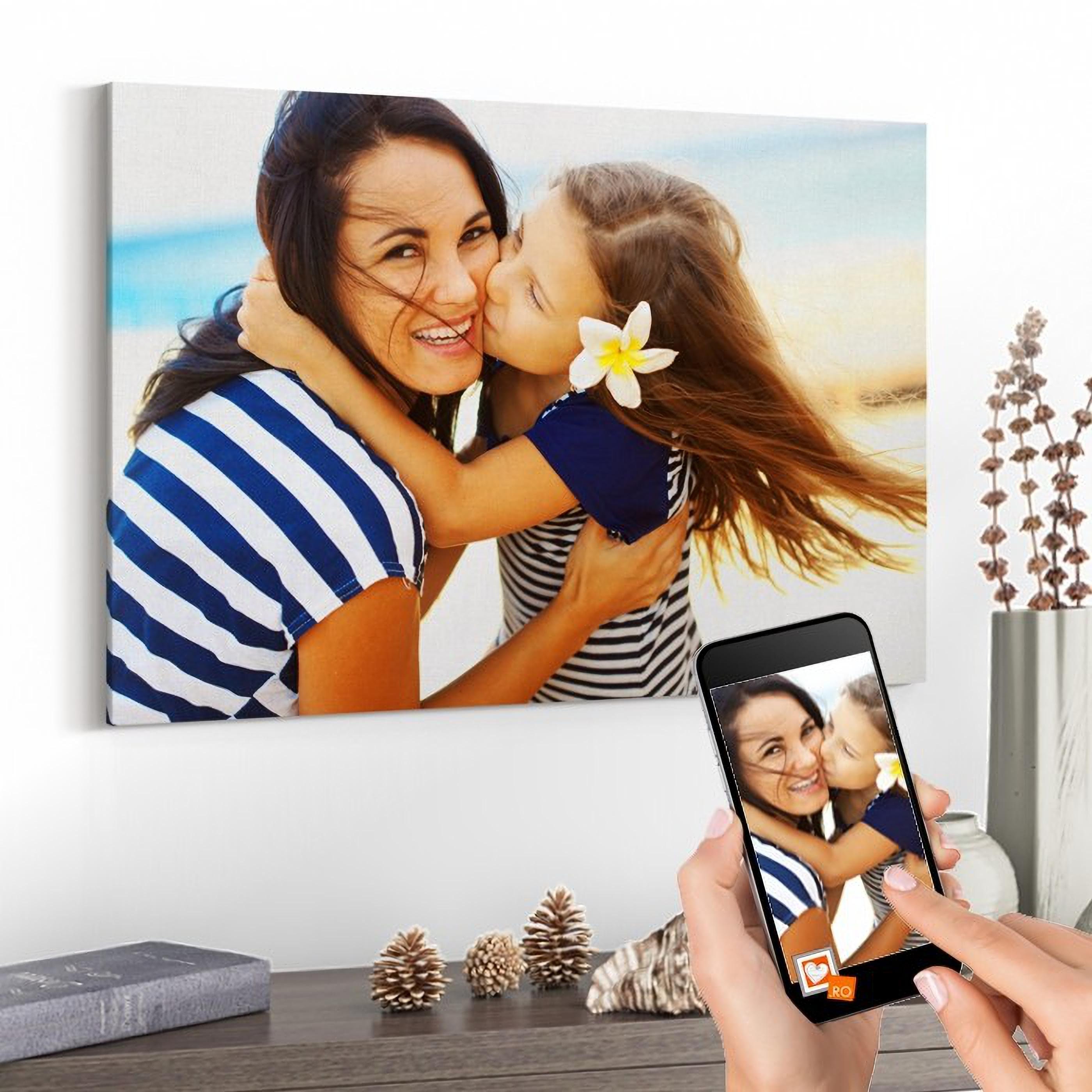 Customizable Family Photo Canvas LANDSCAPE Personalized - Etsy