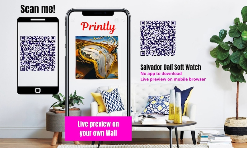 Salvador Dali Canvas, reloj blando en el momento de la primera ...