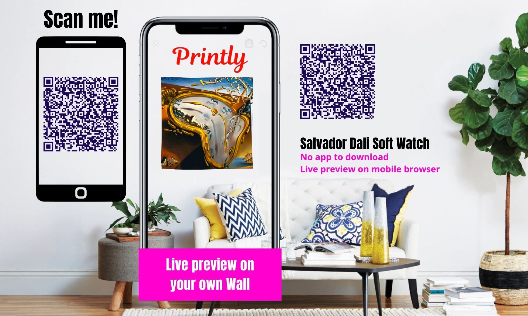 Salvador Dali Canvas, Soft Watch at the Moment of First Explosion Aka ...