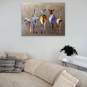 Banksy Zebra Print, Zebra Canvas, Banksy Zebra Art, Banksy Wall Art ...