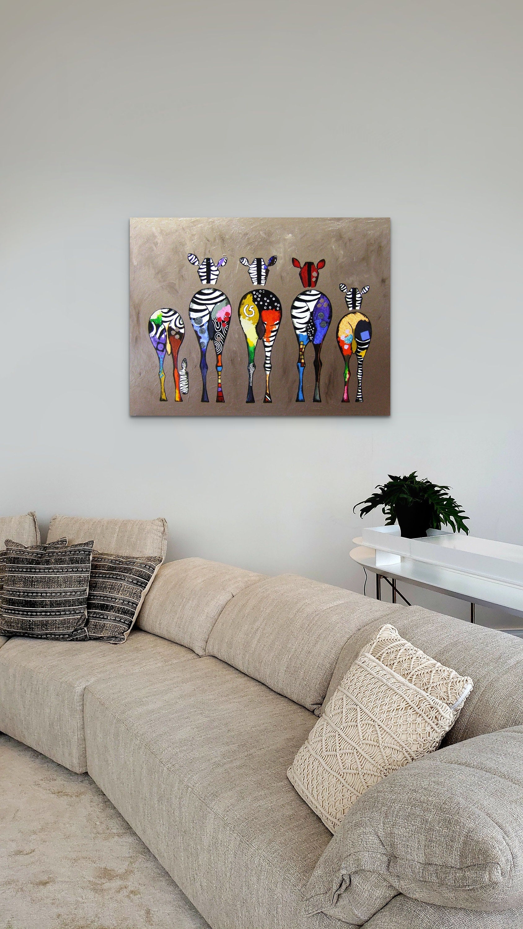 Banksy Zebra Print, Zebra Canvas, Banksy Zebra Art, Banksy Wall Art ...