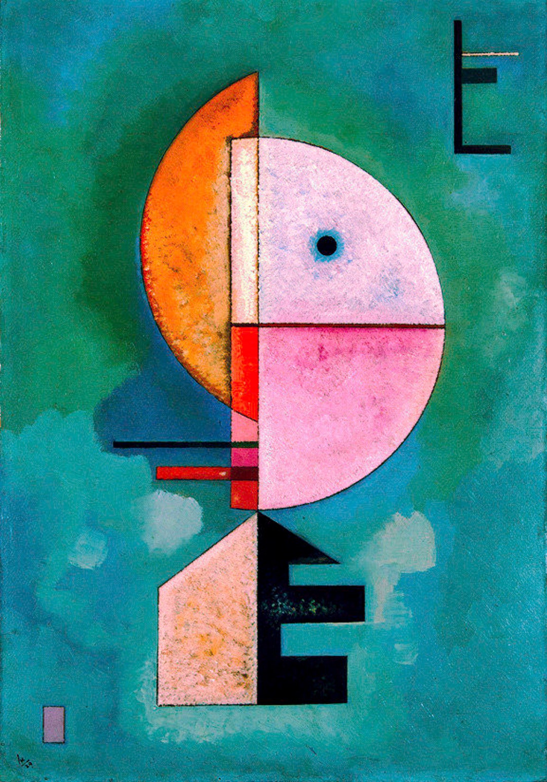 Kandinsky Upward Wall Art, Wassily Kandinsky Reproduction Print - Etsy