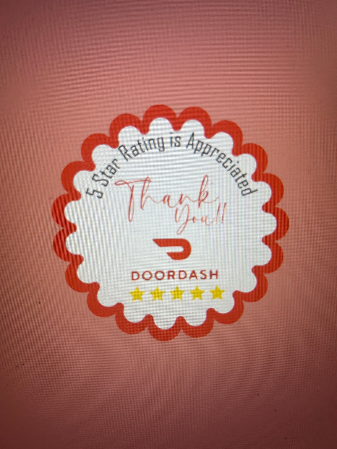 Downloadable Door Dash Stickers !! Instant Download - Etsy