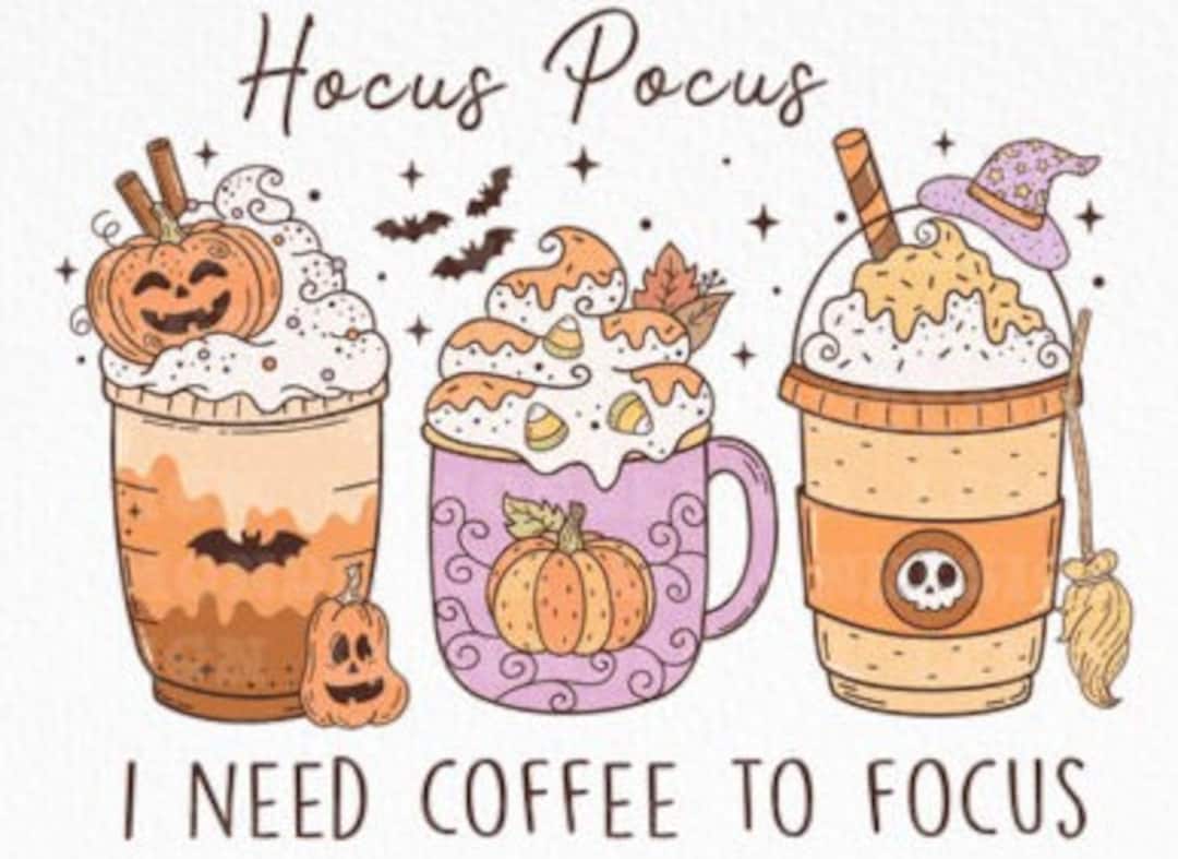 Hocus Pocus Need Coffee to Focus SVG File - Etsy