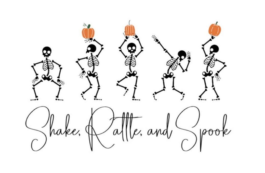 Shake Rattle and Spook Design Download - Etsy