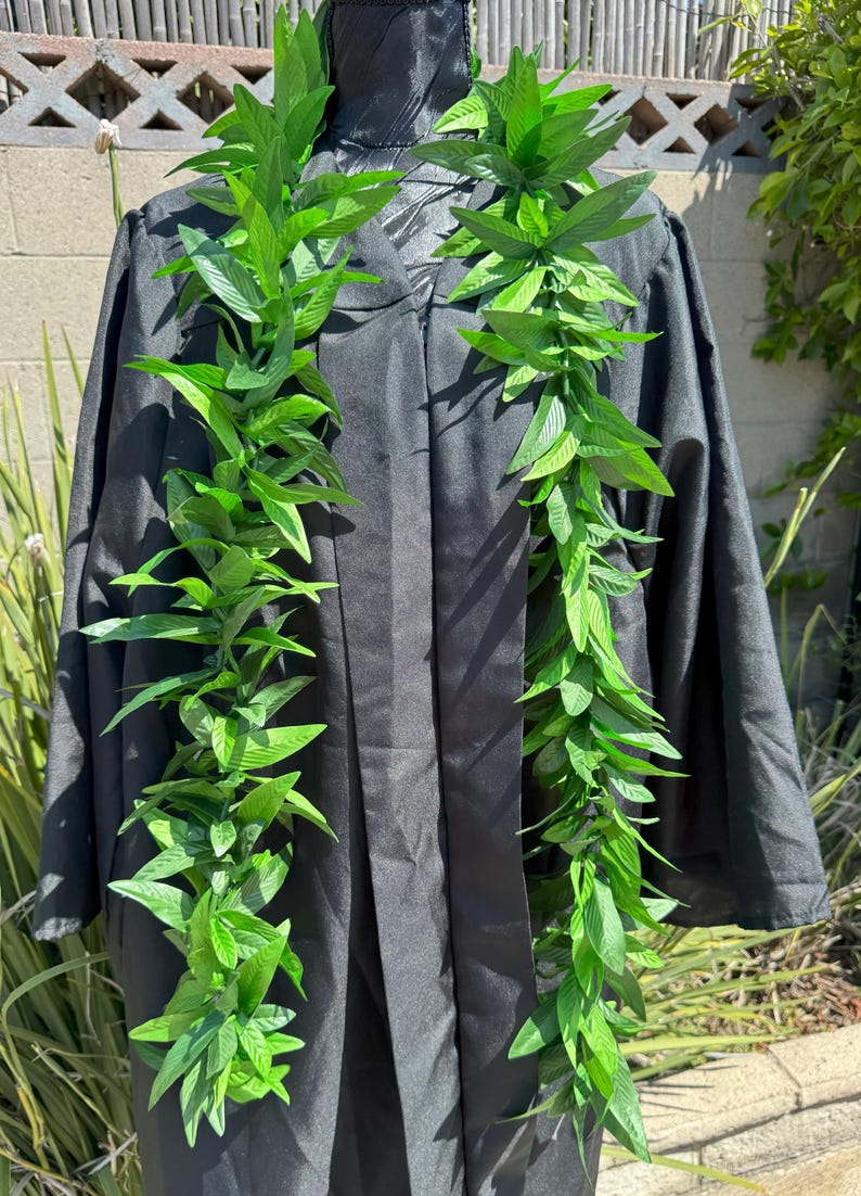 Maile Lei | Graduation Lei | Wedding | Birthday Lei | Class of 2025 - Etsy