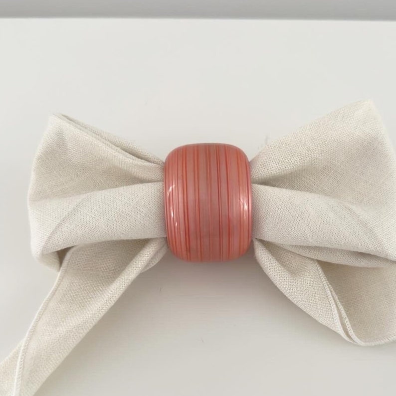 Vintage Pink Audrey Napkin Rings - Set of 8 - Etsy