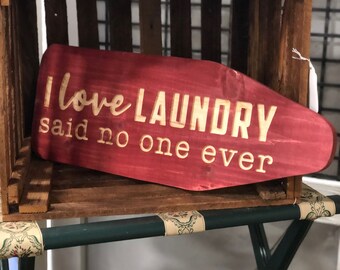 Laundry Room Ironing Signs - Etsy