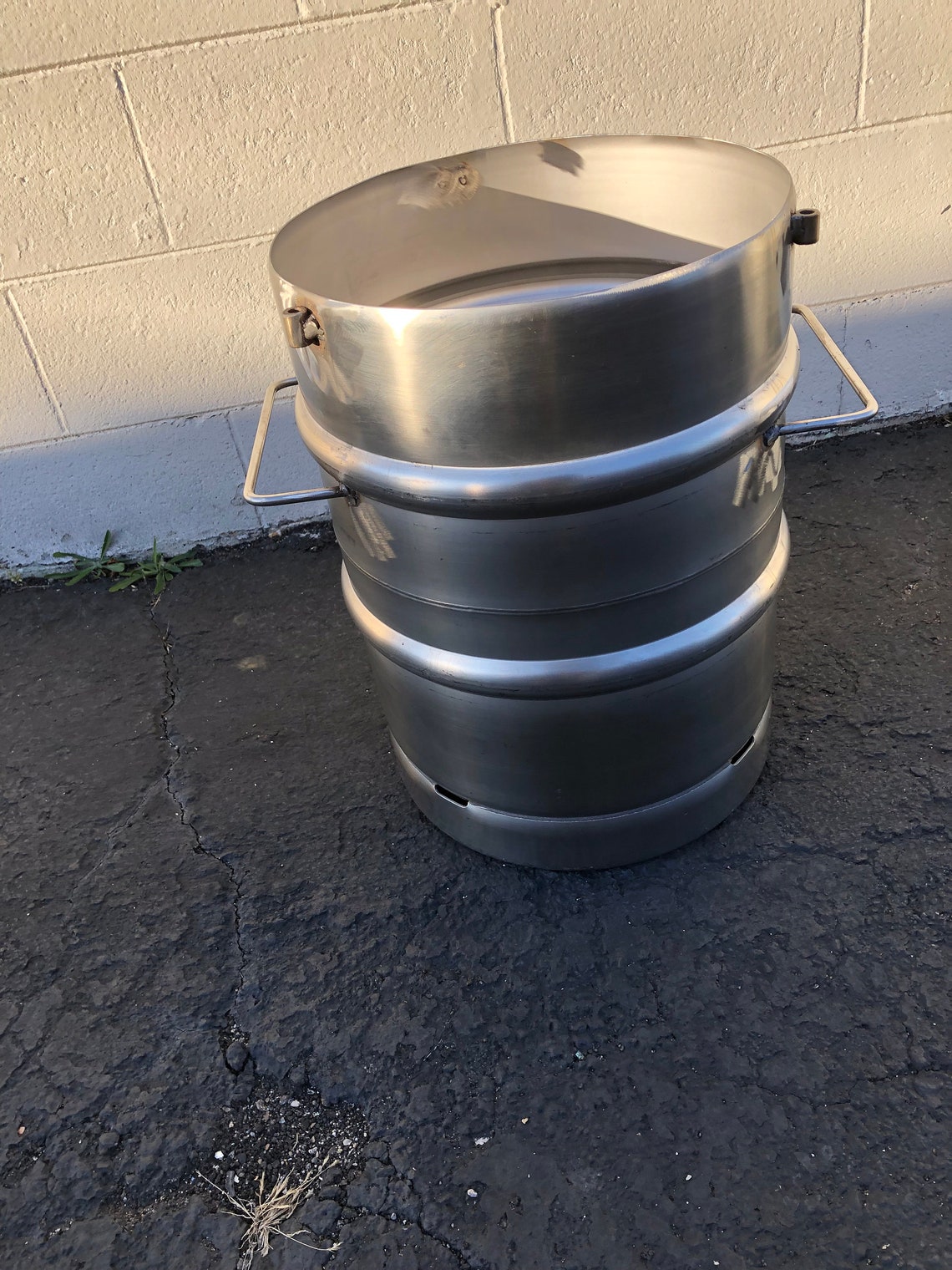 Beer Keg Seafood/crab Boil Pot Removable Shelf Bundle - Etsy