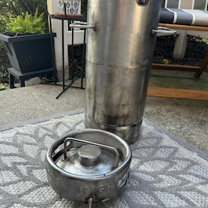 Mini Beer Keg Seafood/crab Boil Pot With Side Handles - Etsy