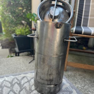 Mini Beer Keg Seafood/crab Boil Pot With Side Handles - Etsy