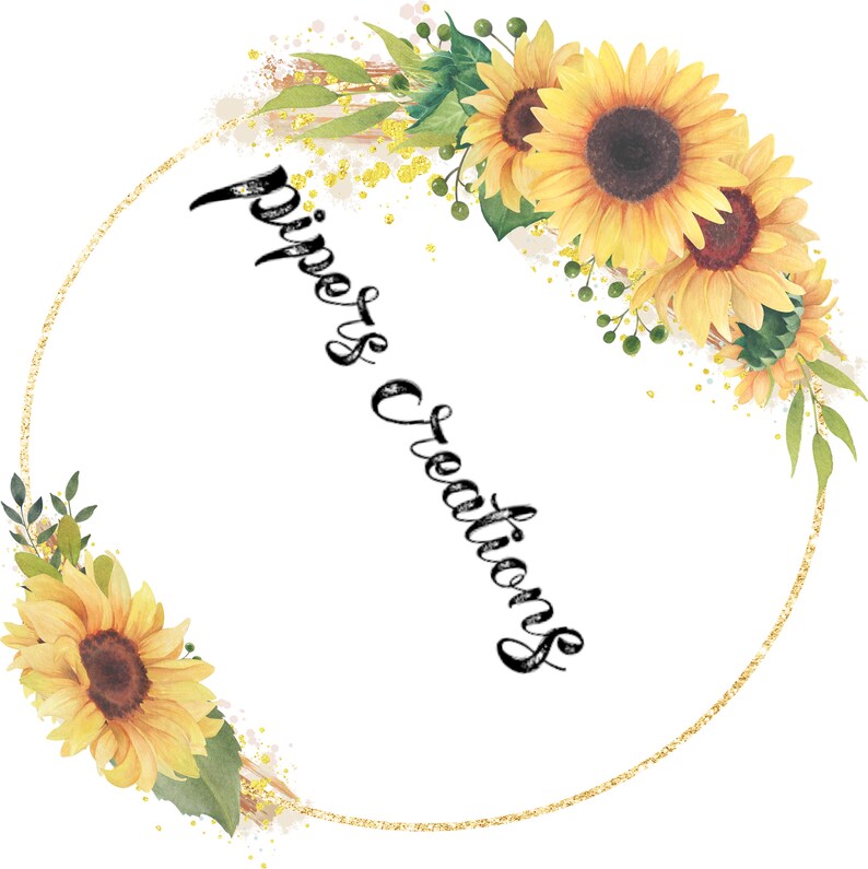 Printable - Sunflower Frames - Etsy