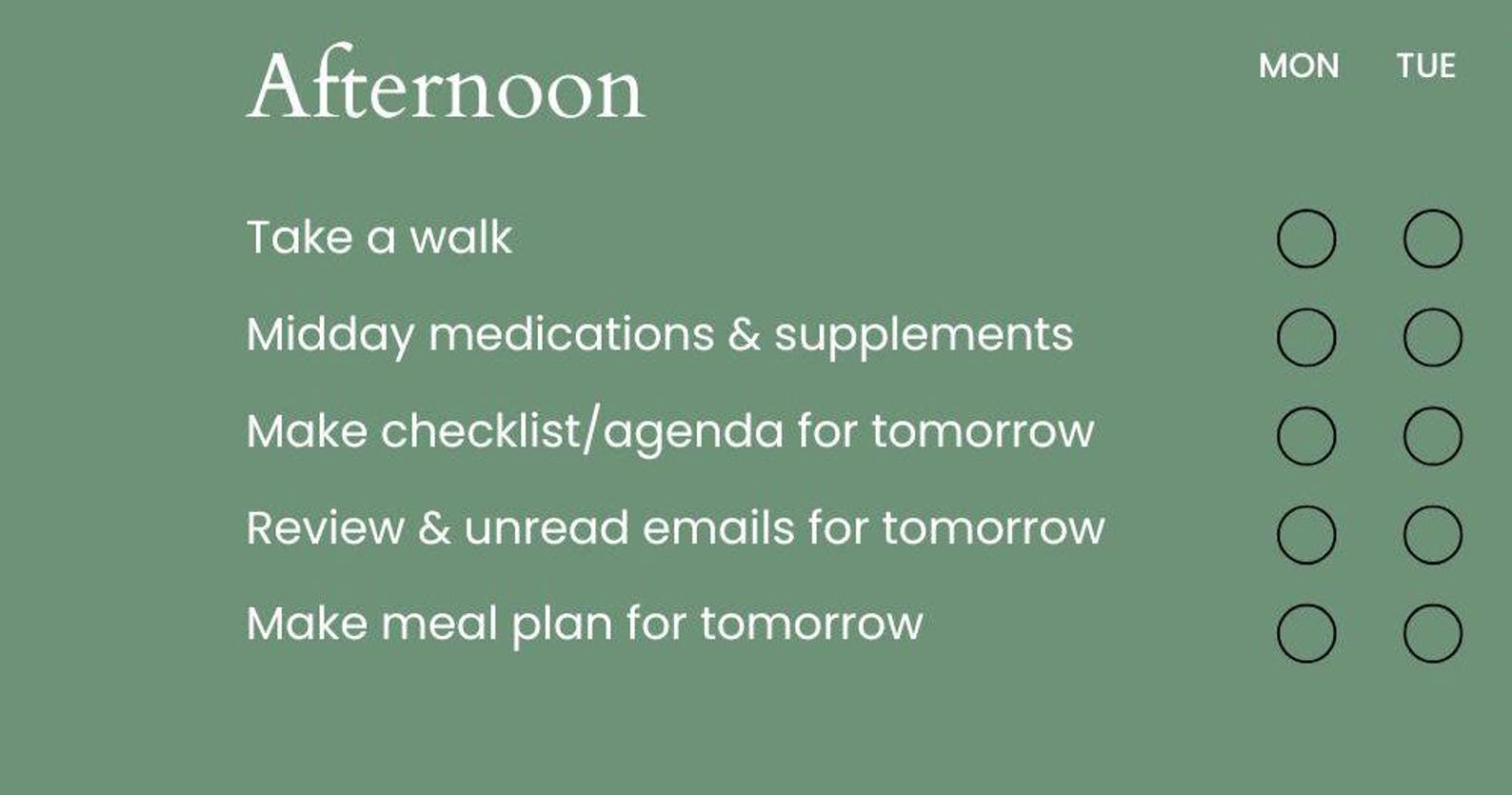 ADHD Daily Routine Planner, Habit Tracker, Daily Checklist for Things ...