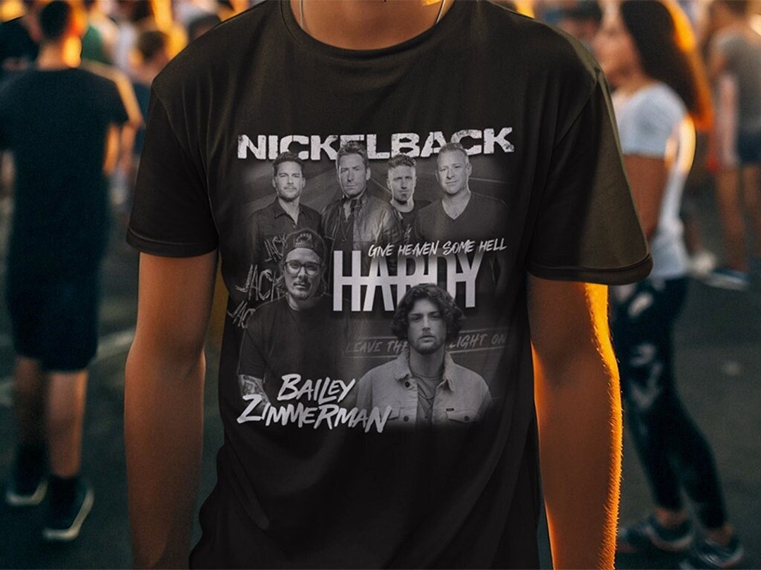 Nickelback Shirt, Bailey Zimmerman Tee, Hardy Merch, Fan Gift ...