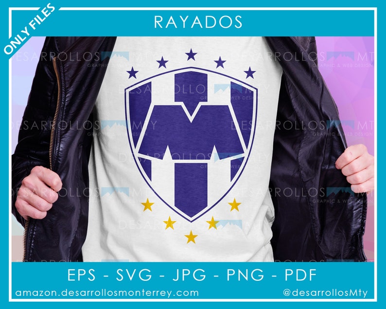 Helmet Rayados De Monterrey, En La Vida Y En La Cancha SVG, EPS, PDF ...